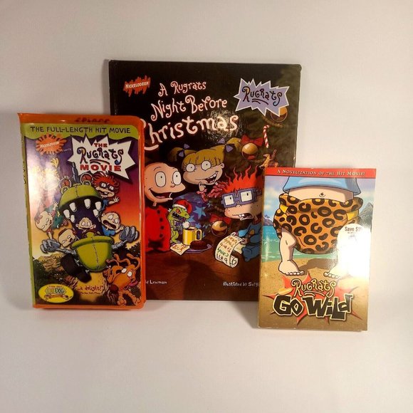 Nickelodeon | Toys | Rugrats Lot Vhs Movie Night Before Christmas Go ...